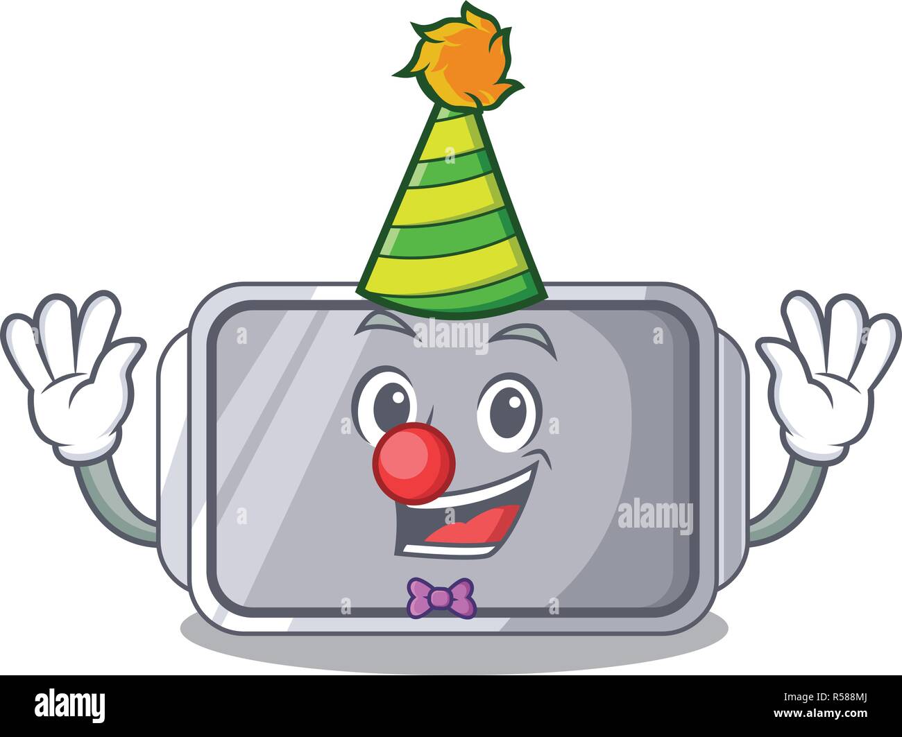 Clown Narrow baking tray with layer cartoon Stock Vector Image & Art ...