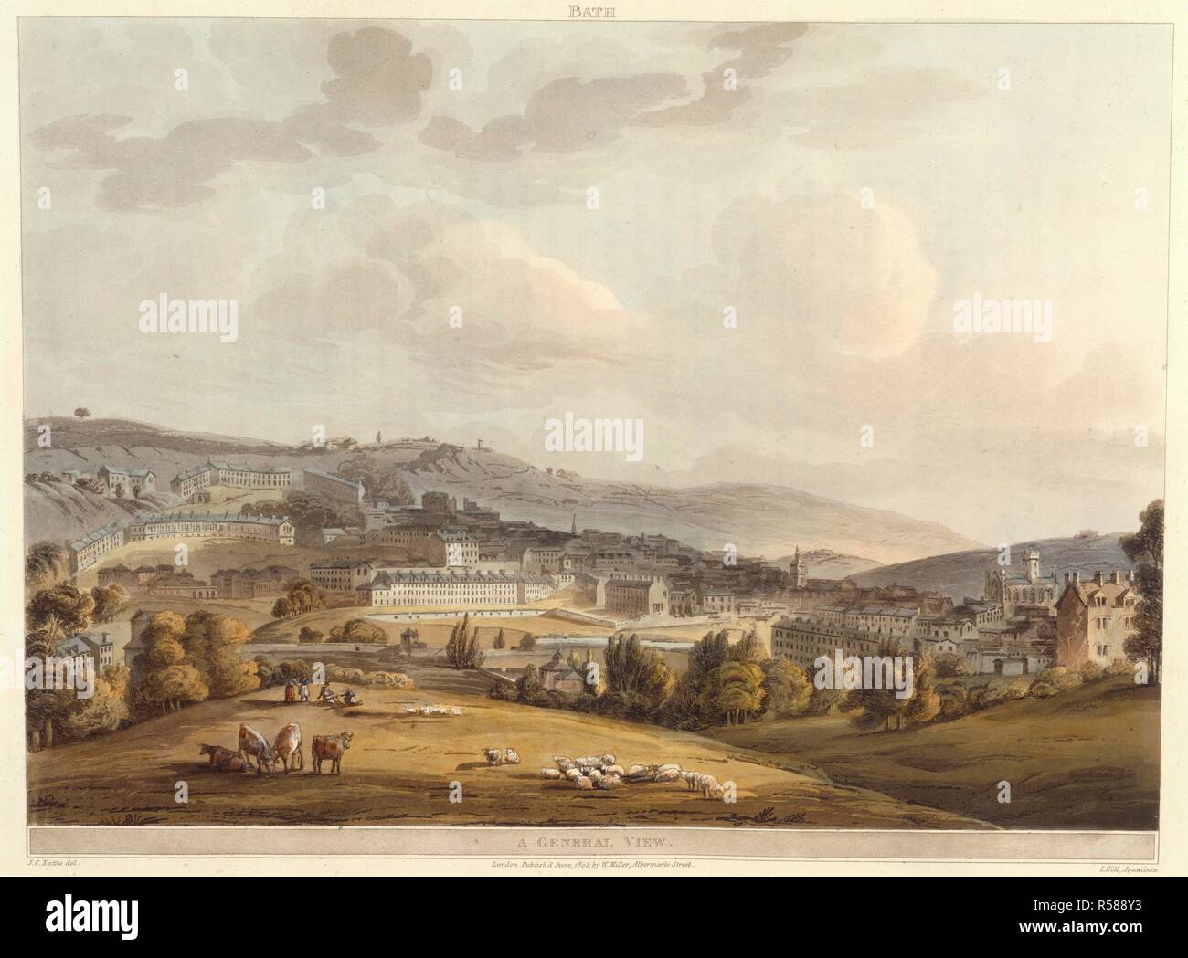 A view of Bath. Bath, illustrated by a series of views, from the ...