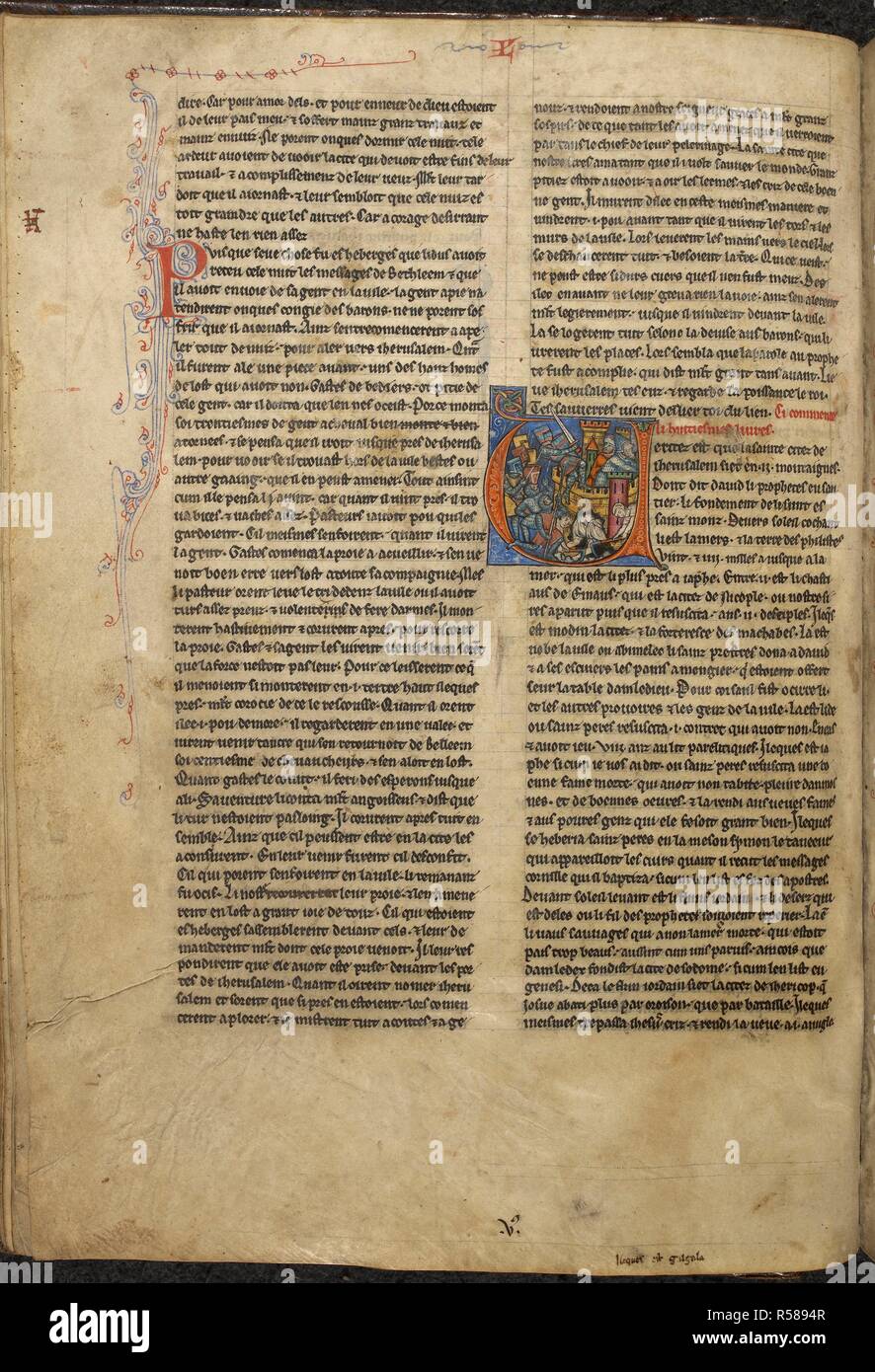 Siege of Jerusalem. History of the Crusades. France; between 1250 and ...
