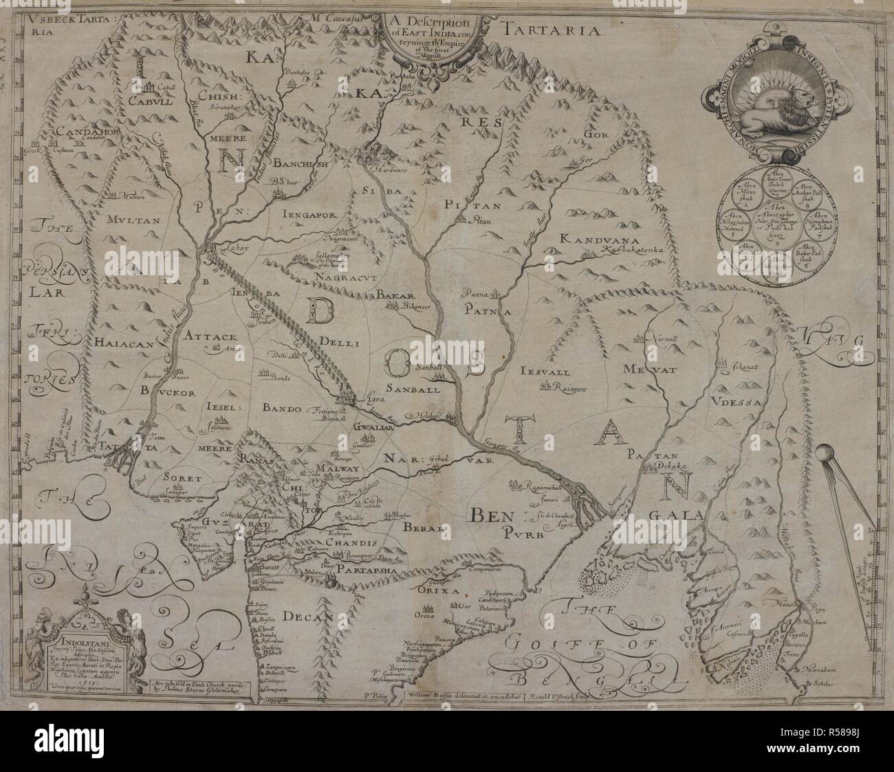 Mughal empire map hi-res stock photography and images - Alamy