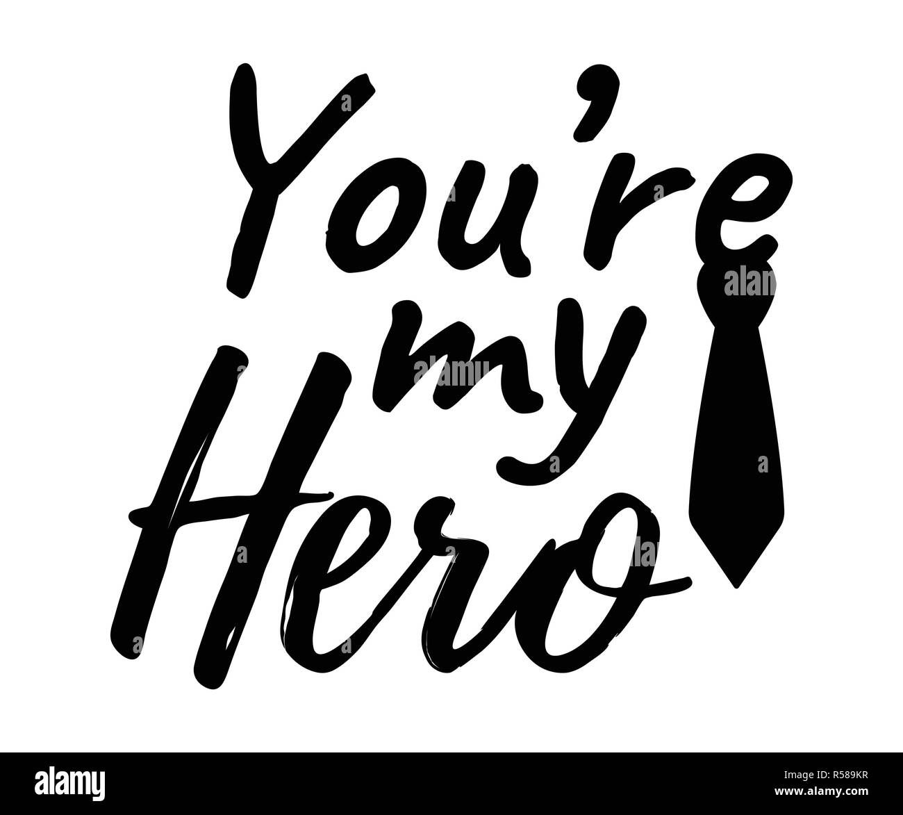 You're my Hero banner and giftcard. Father's Day Poster Sign on ...