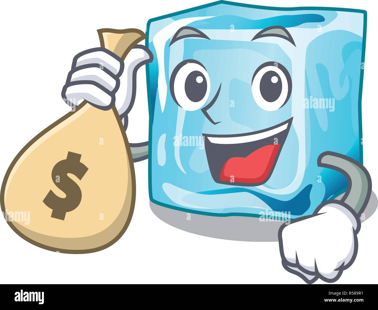 Bag Of Ice Cubes Clip Art