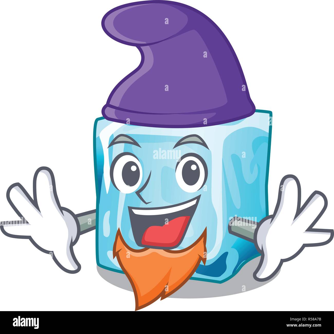 Elf Ice cubes shape on the cartoon Stock Vector Image & Art - Alamy