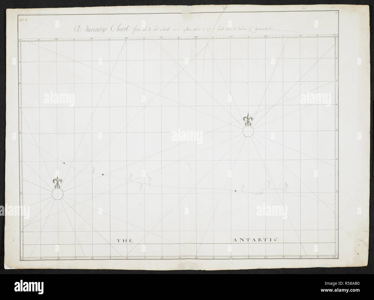 A mercator's chart. 'The Antartic.'. SIXTY-SEVEN Charts and maps ...