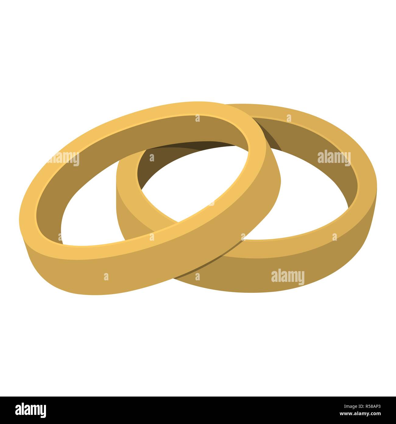 Ring Icon. Love and Gifts for Web on white background. Flat Vector Illustration Stock Vector ...