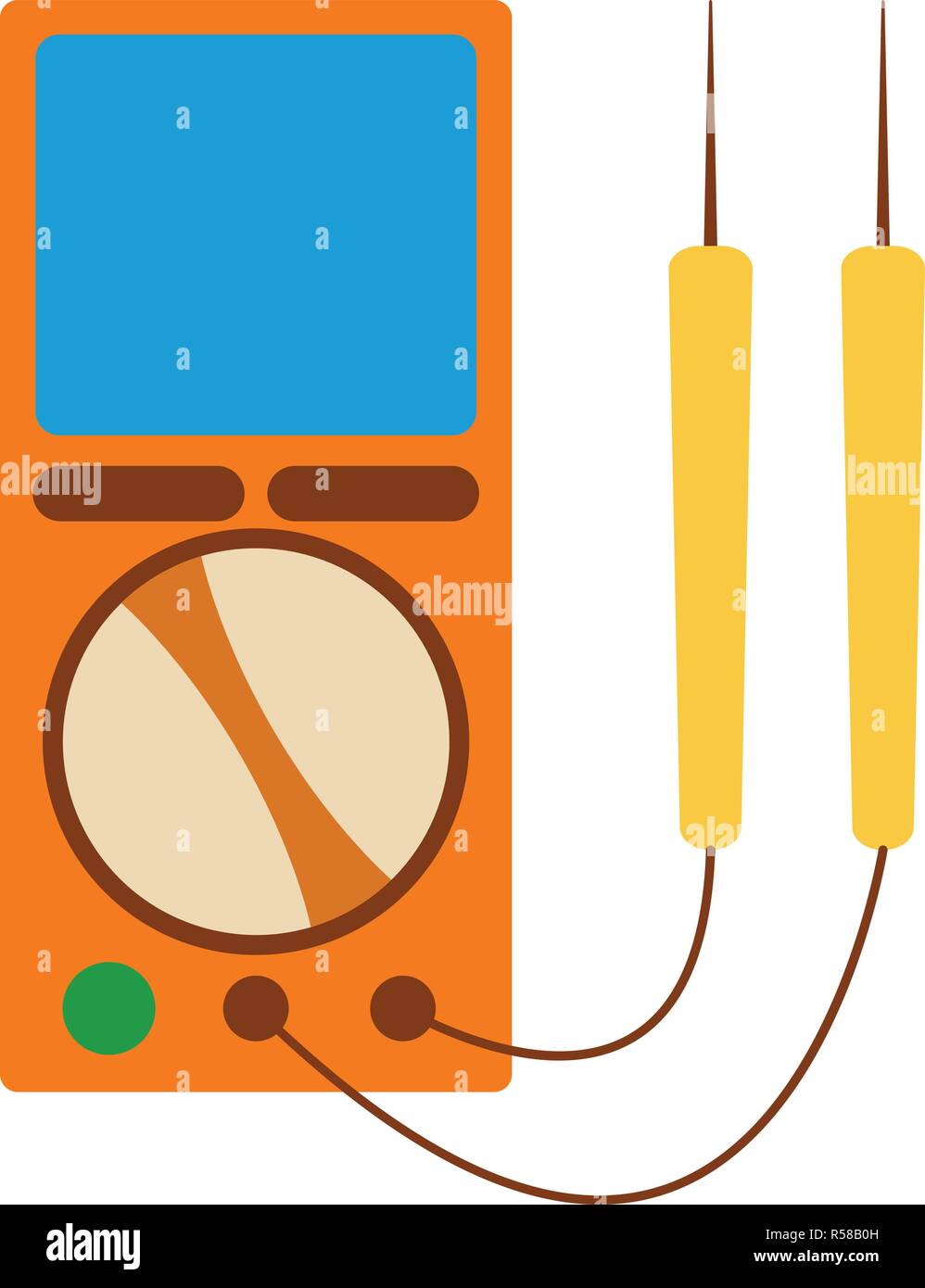 Energy meter Icon. Energy label for Web on white background. Flat ...