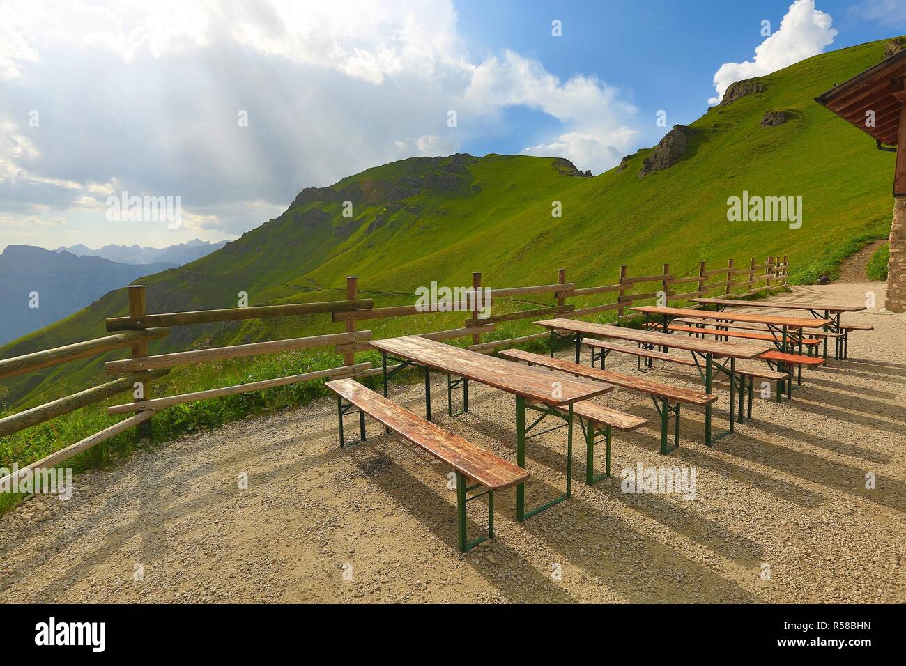 Alpine Summer Landscape Stock Photo - Alamy