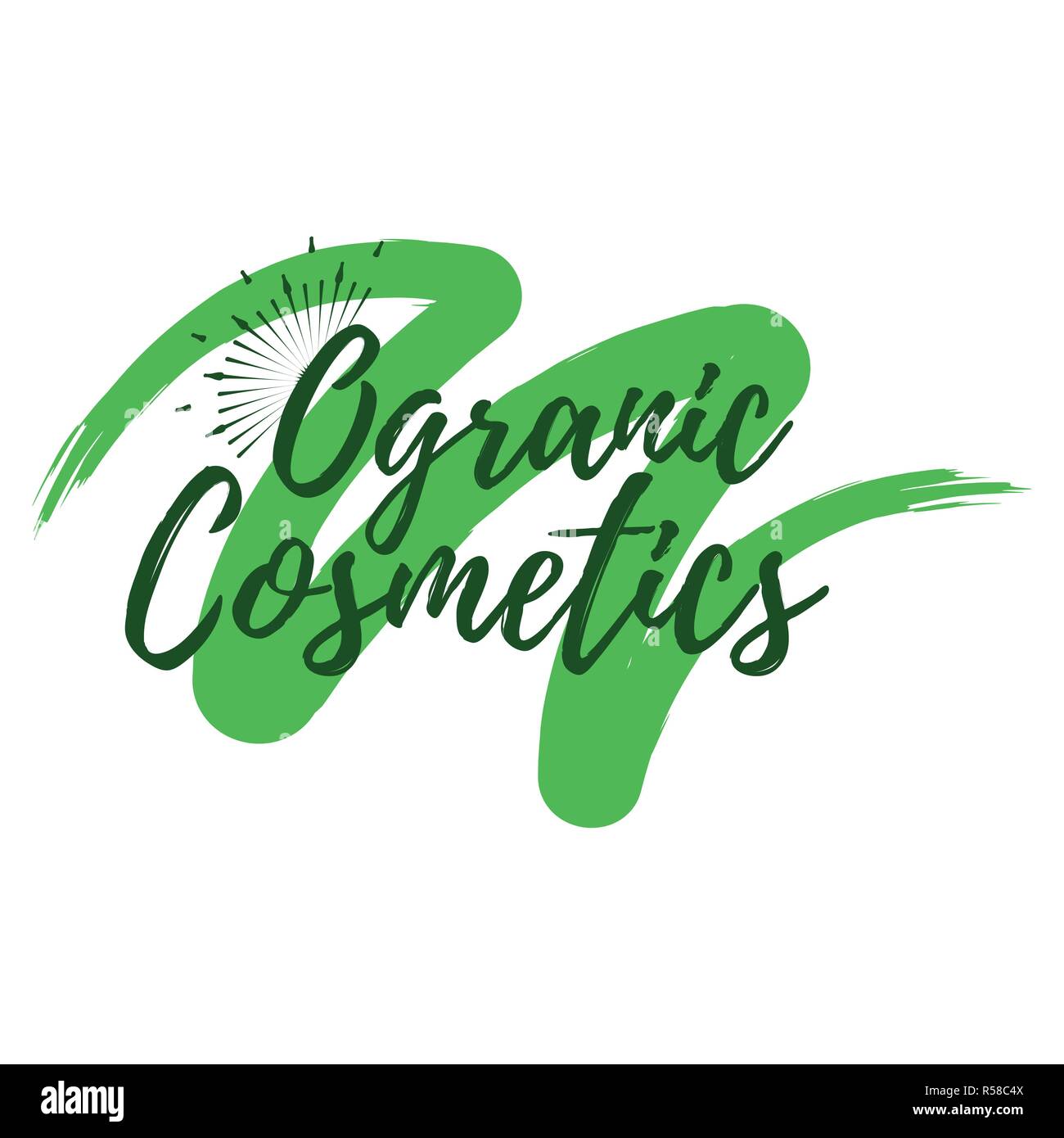 Organic Cosmetics label. Eco style and Wellness Life. Healthy Lifestyle ...