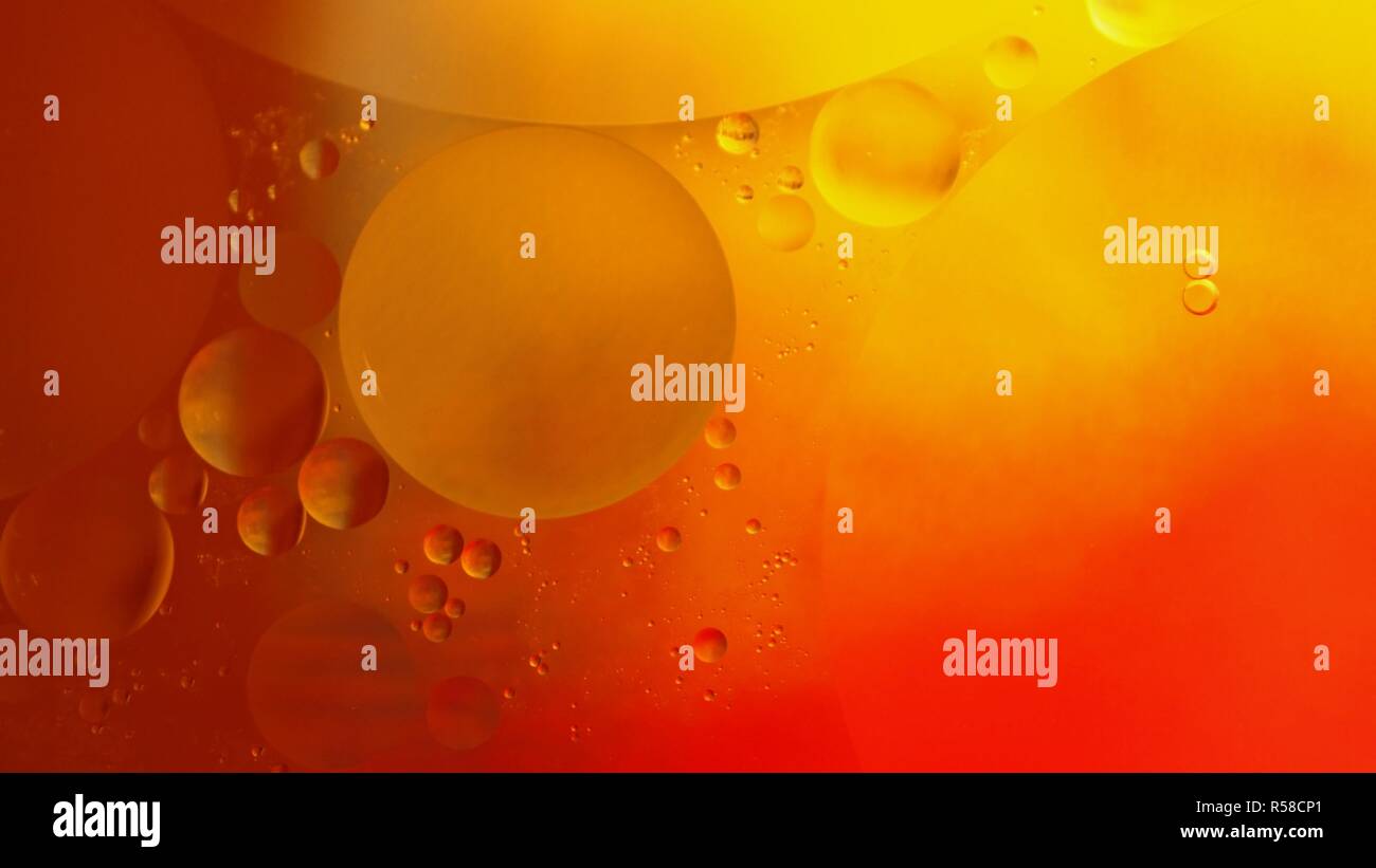 oil drops on water Stock Photo - Alamy