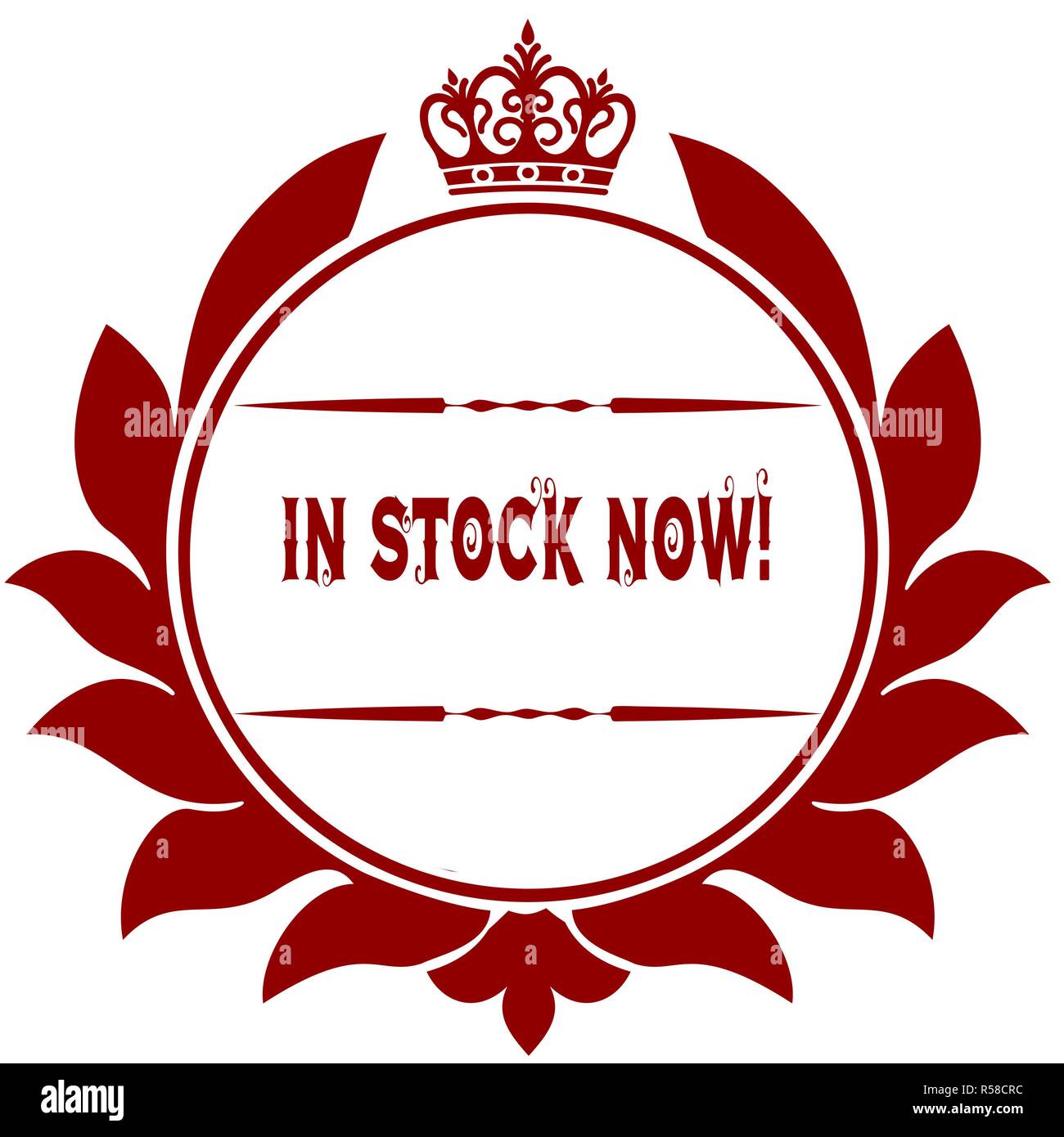 Old IN STOCK NOW red seal Stock Photo - Alamy