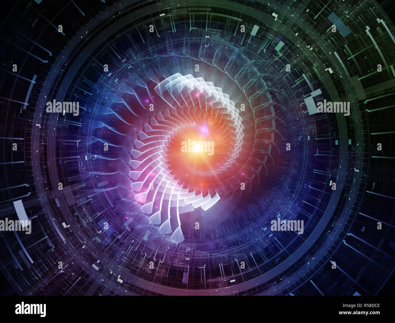 Visualization of Space Emitter Stock Photo - Alamy
