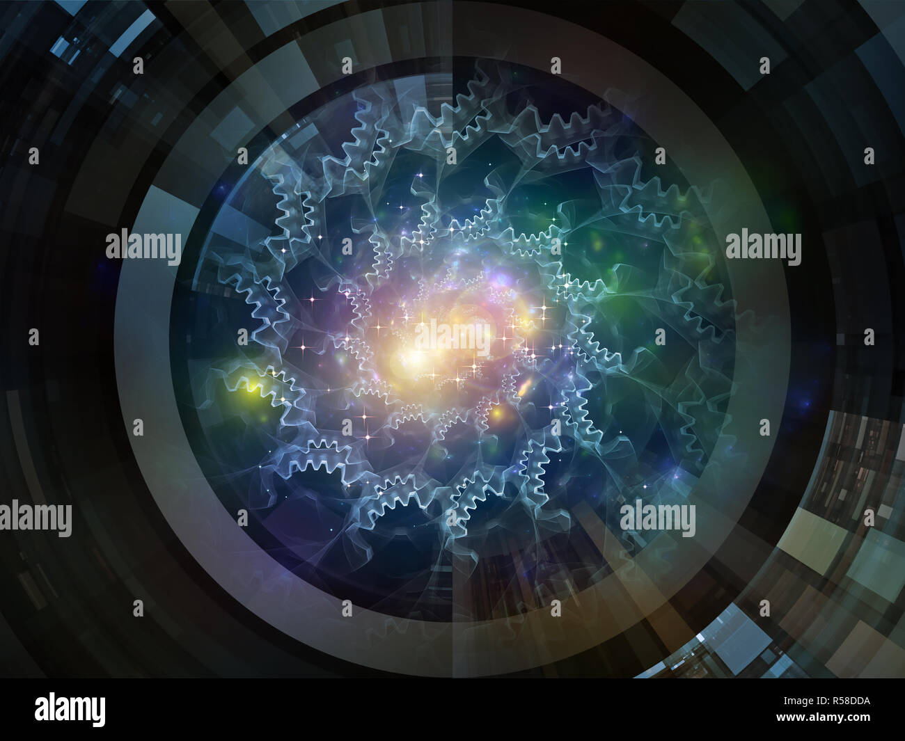 Digital Space Emitter Stock Photo - Alamy