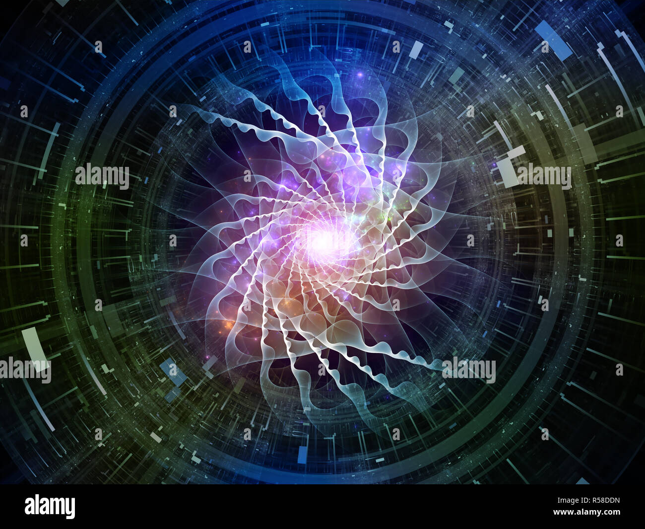 Visualization of Space Emitter Stock Photo - Alamy