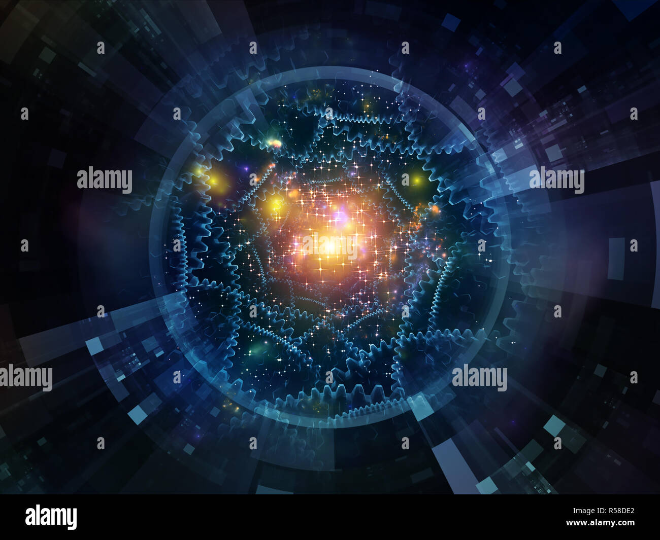 Digital Space Emitter Stock Photo - Alamy
