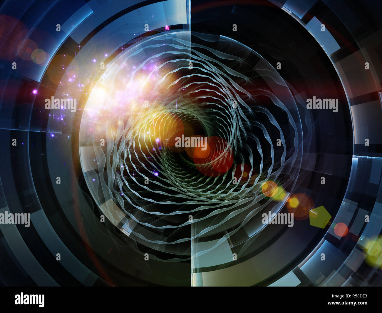 Digital Space Emitter Stock Photo - Alamy