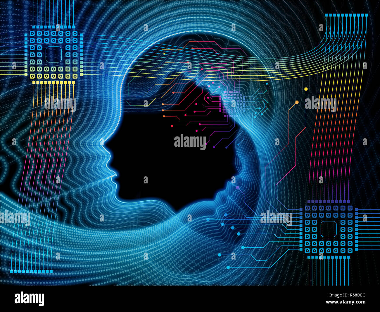 Reality of Machine Consciousness Stock Photo - Alamy
