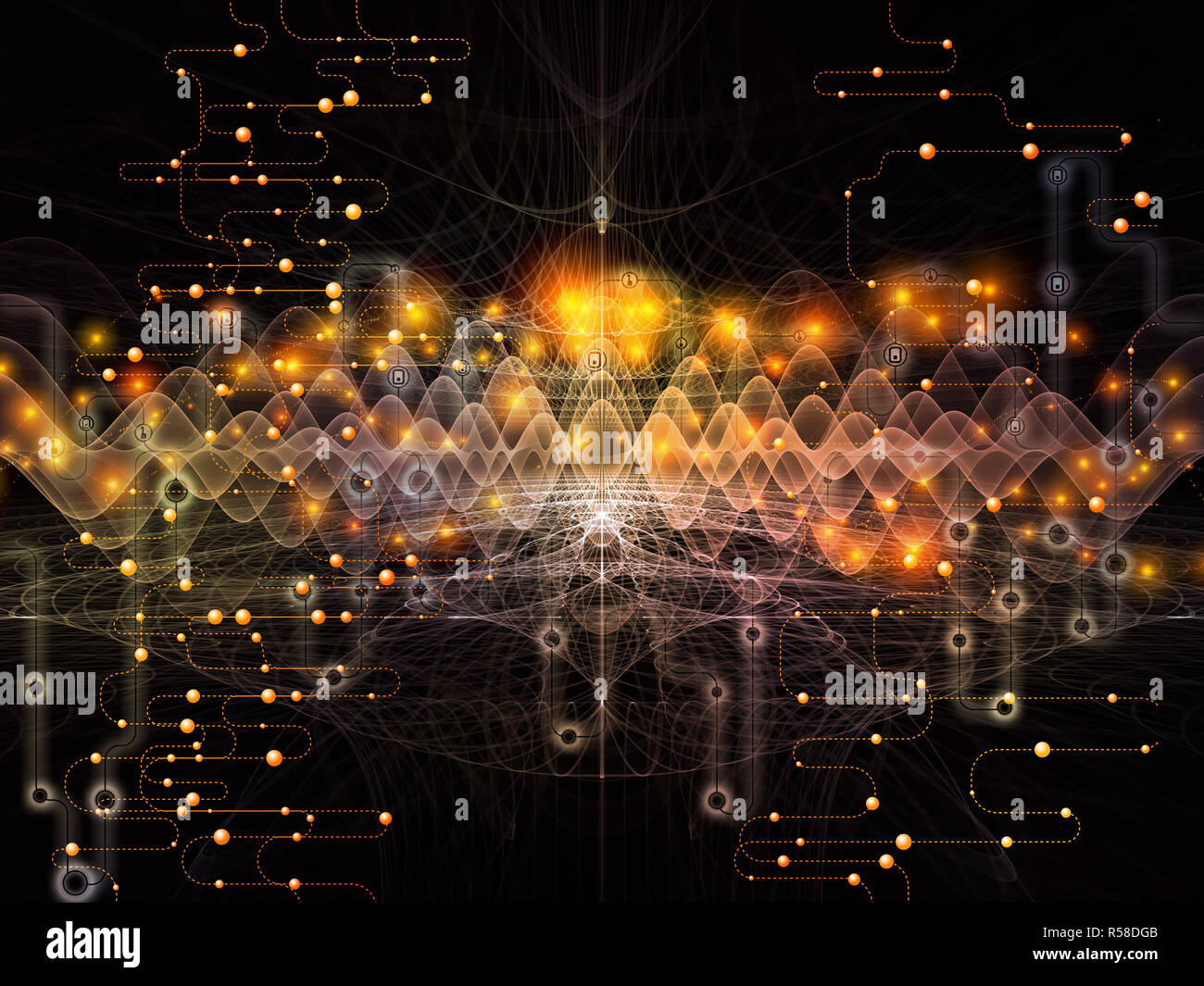 Virtualization of Data Transfers Stock Photo - Alamy