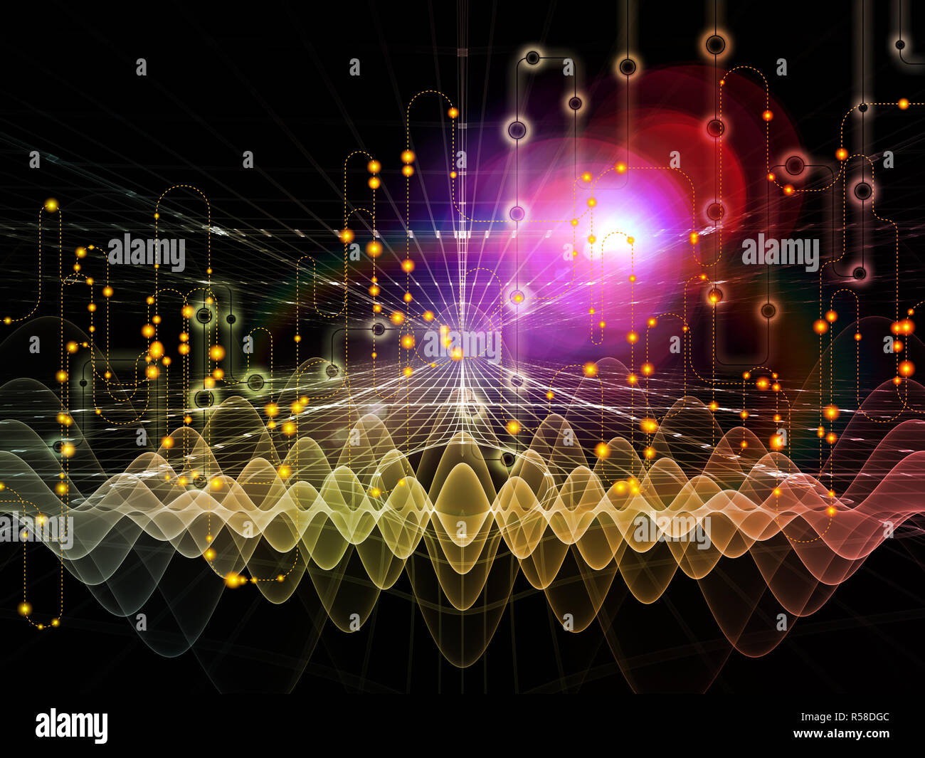 Virtualization of Data Transfers Stock Photo - Alamy