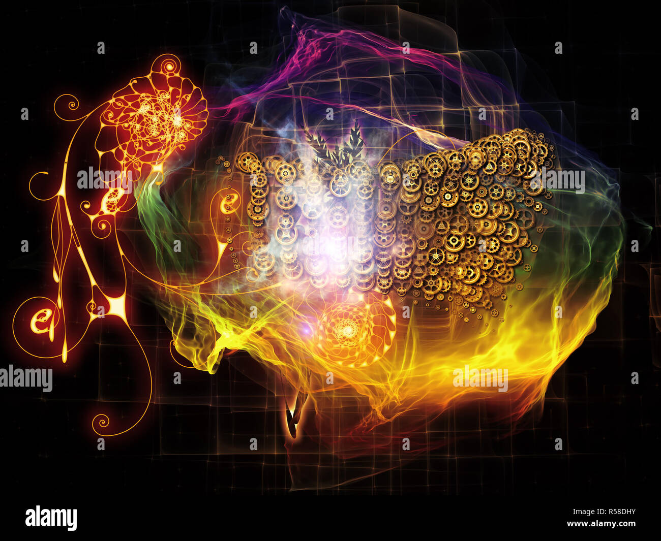Math Visualization Energy Stock Photo - Alamy