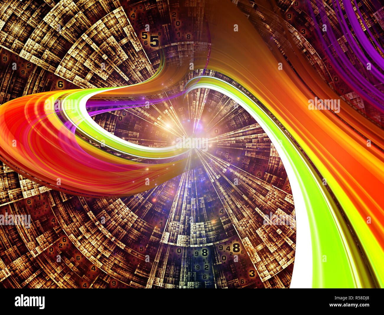 Realms of Digital World Stock Photo - Alamy