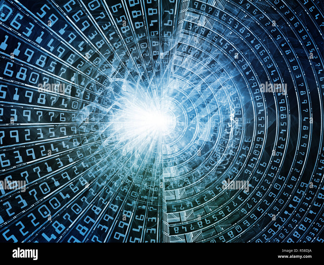 Secrets of World of Numbers Stock Photo - Alamy