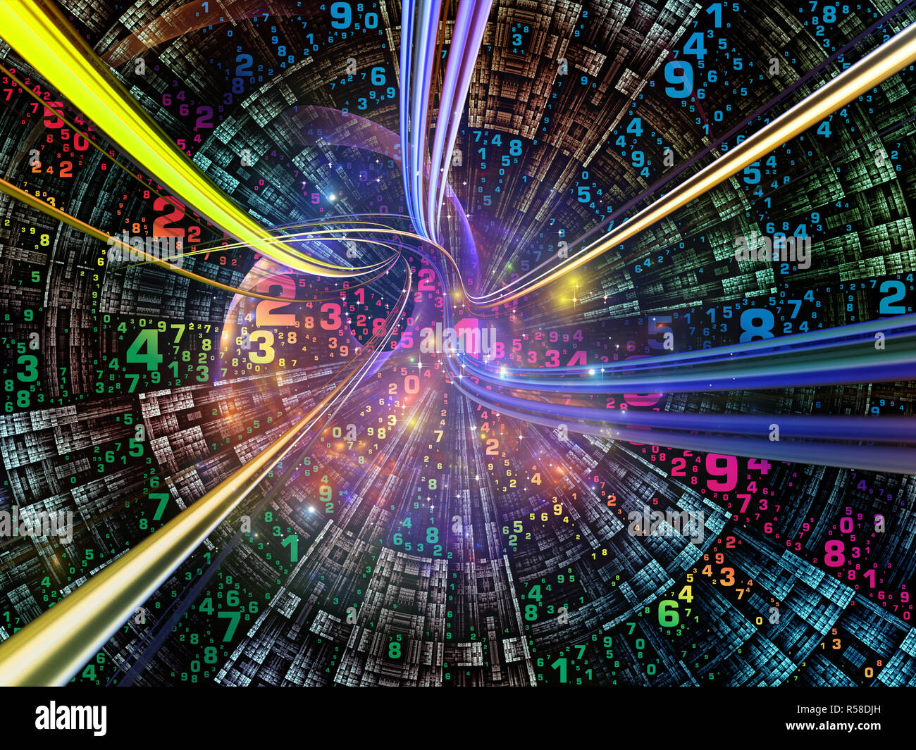 Beyond Digital World Stock Photo - Alamy