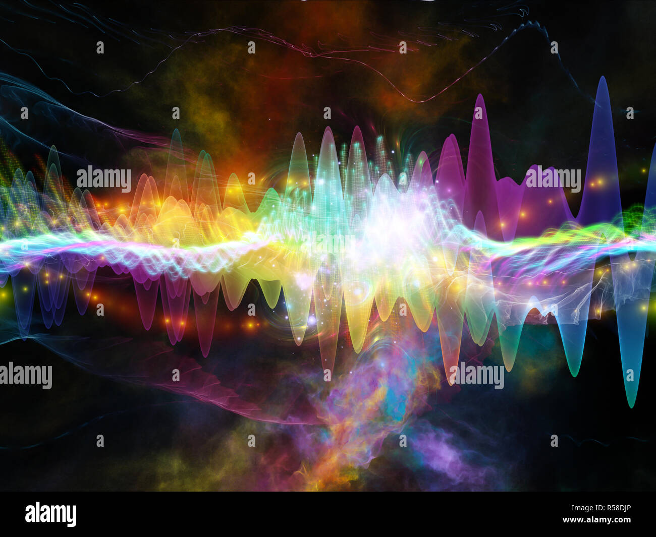 Beyond Sound Wave Stock Photo - Alamy
