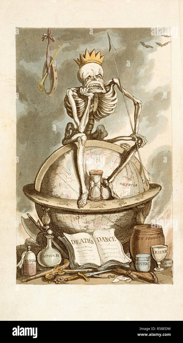 Death's Dance. The English Dance of Death, from the designs of Th. R ...