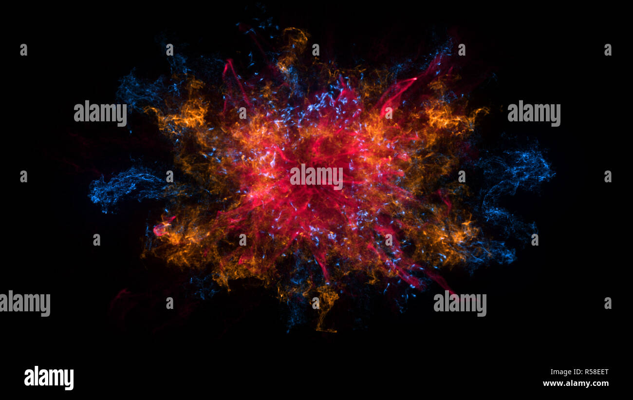 Abstract background with Shockwave explosion on black backdrop Stock ...