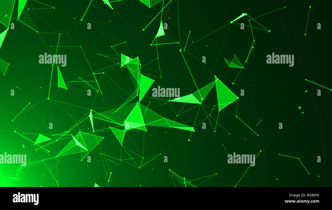 Abstract Plexus Background. Hi Tech Digital Background Stock Photo - Alamy