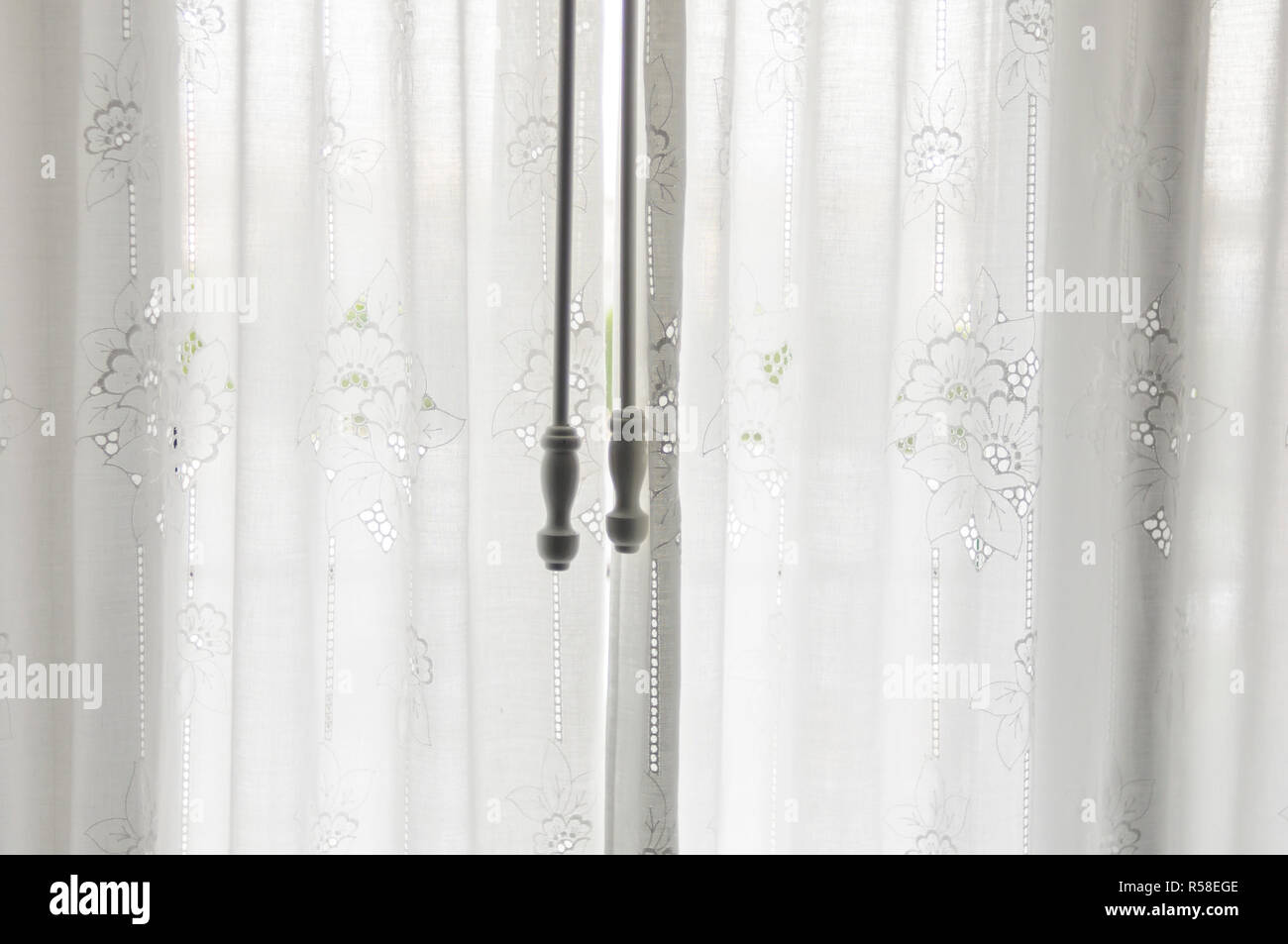 White Transparent Curtains High Resolution Stock Photography and Images ...