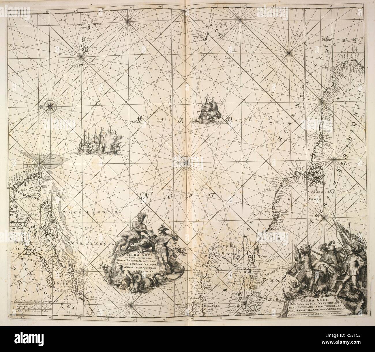 South America. [A Maritime Atlas of the World, by] F. de Wit. Tab ...