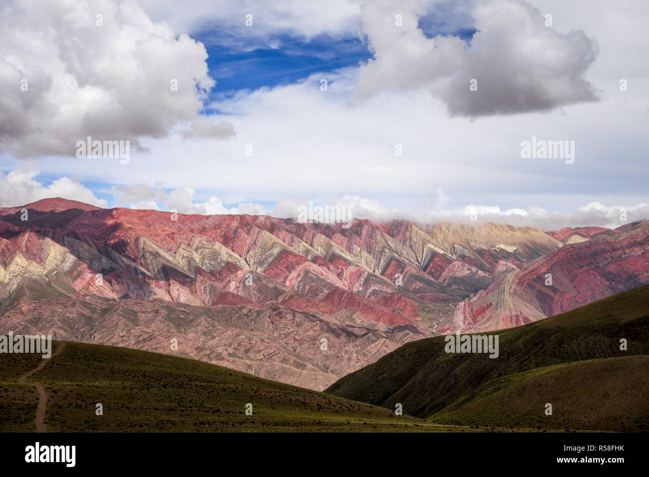 Serranias del Hornocal, colored mountains, Argentina Stock Photo - Alamy