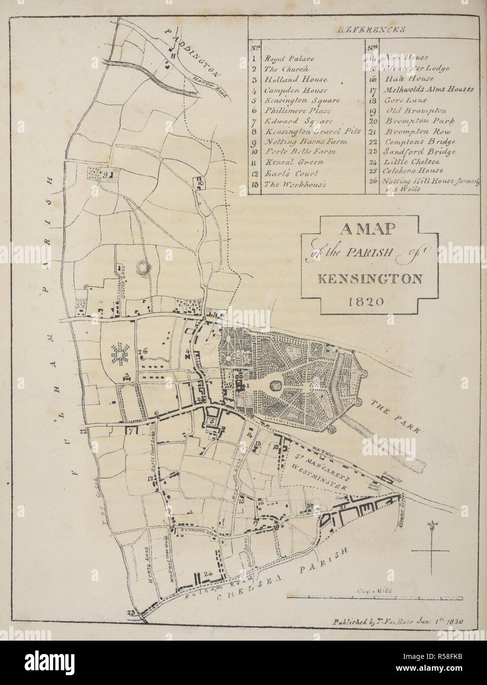 Map of kensington palace hi-res stock photography and images - Alamy