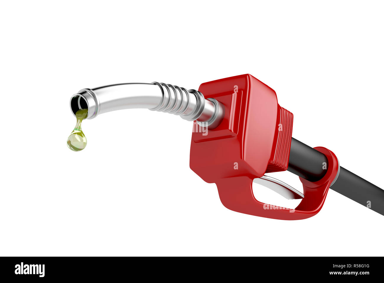 Fuel pump nozzle Stock Photo - Alamy