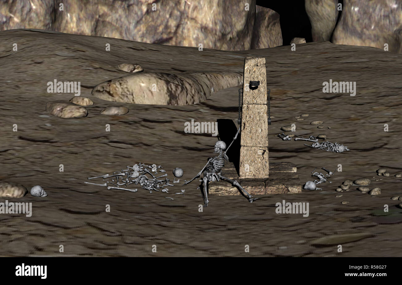 human sacrifice as religion Stock Photo - Alamy