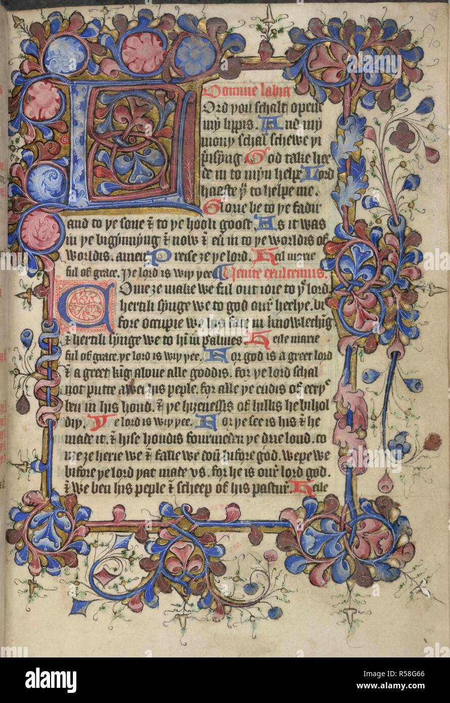 Hours of the virgin 15th century hi-res stock photography and images ...