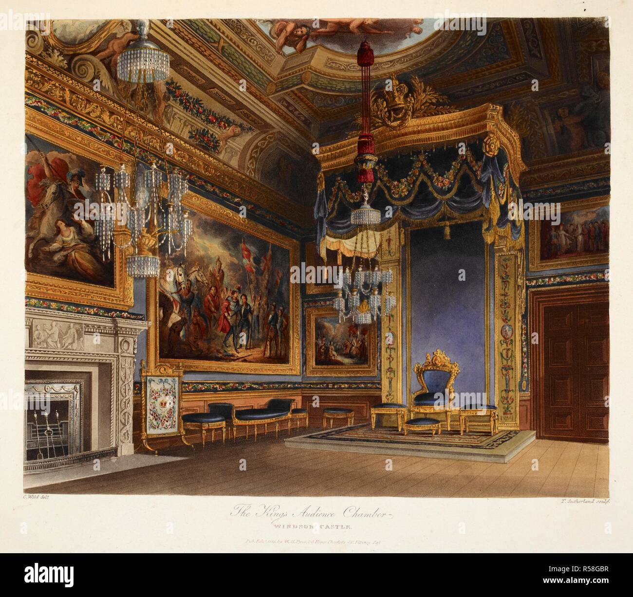 Kings audience chamber hi-res stock photography and images - Alamy