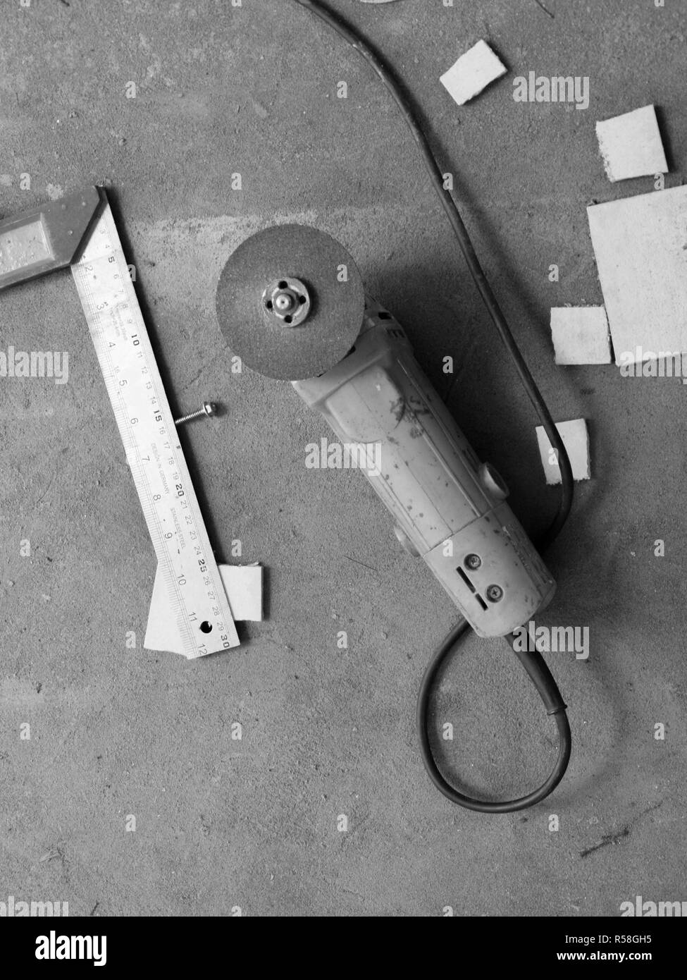 Automatic cutting Black and White Stock Photos & Images - Alamy