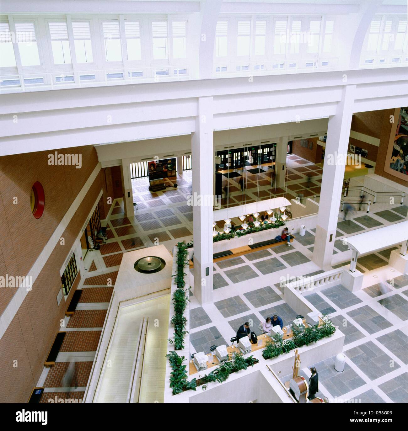 British Library Entrance hall. [Photographs of the British Library ...