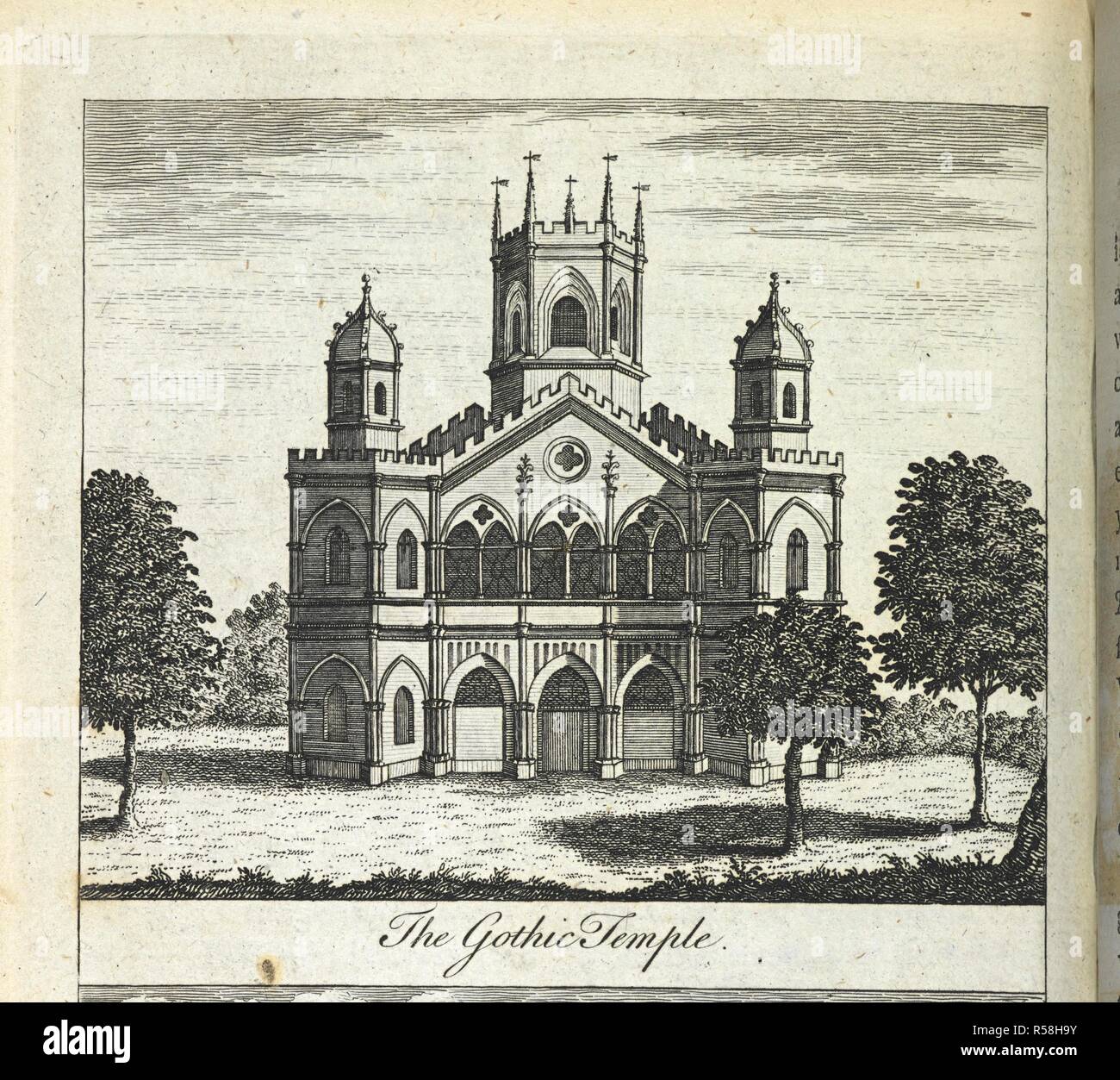 'The Gothic temple'. [Stowe. A description of the House and Gardens of ...