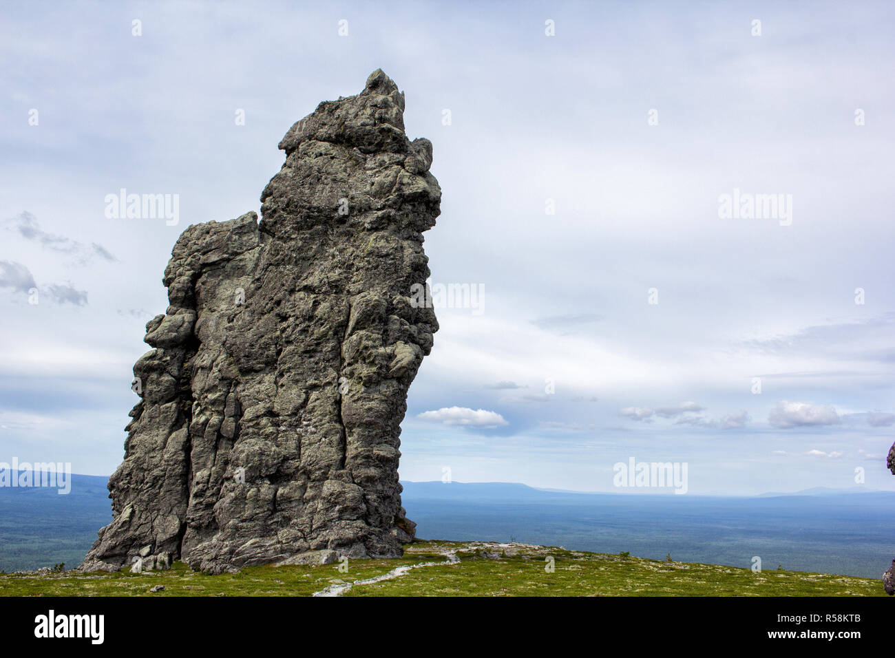 The majestic stone idols on the Manpupuner plateau in the Northern ...