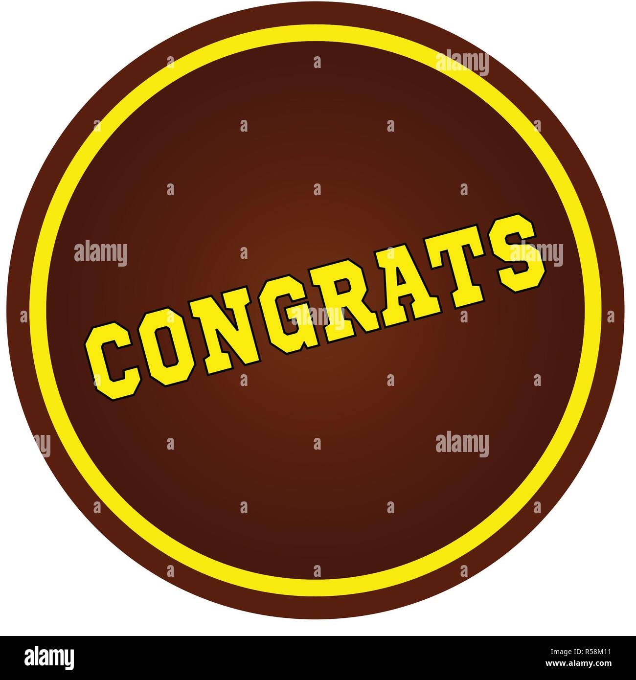 Congrats logo hi-res stock photography and images - Alamy