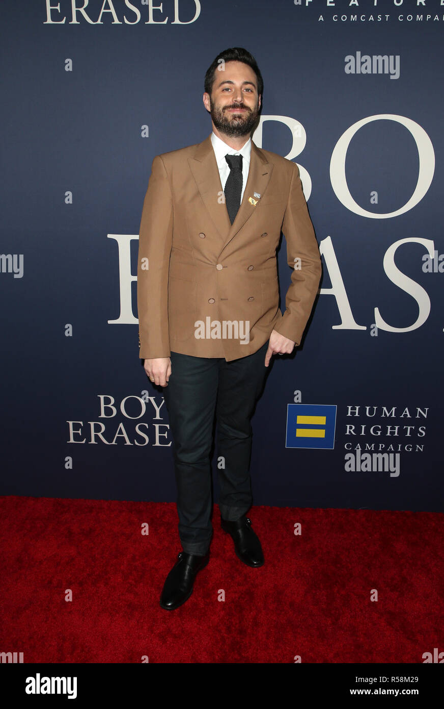 Los Angeles Special Screening of BOY ERASED Featuring: Garrard Conley ...