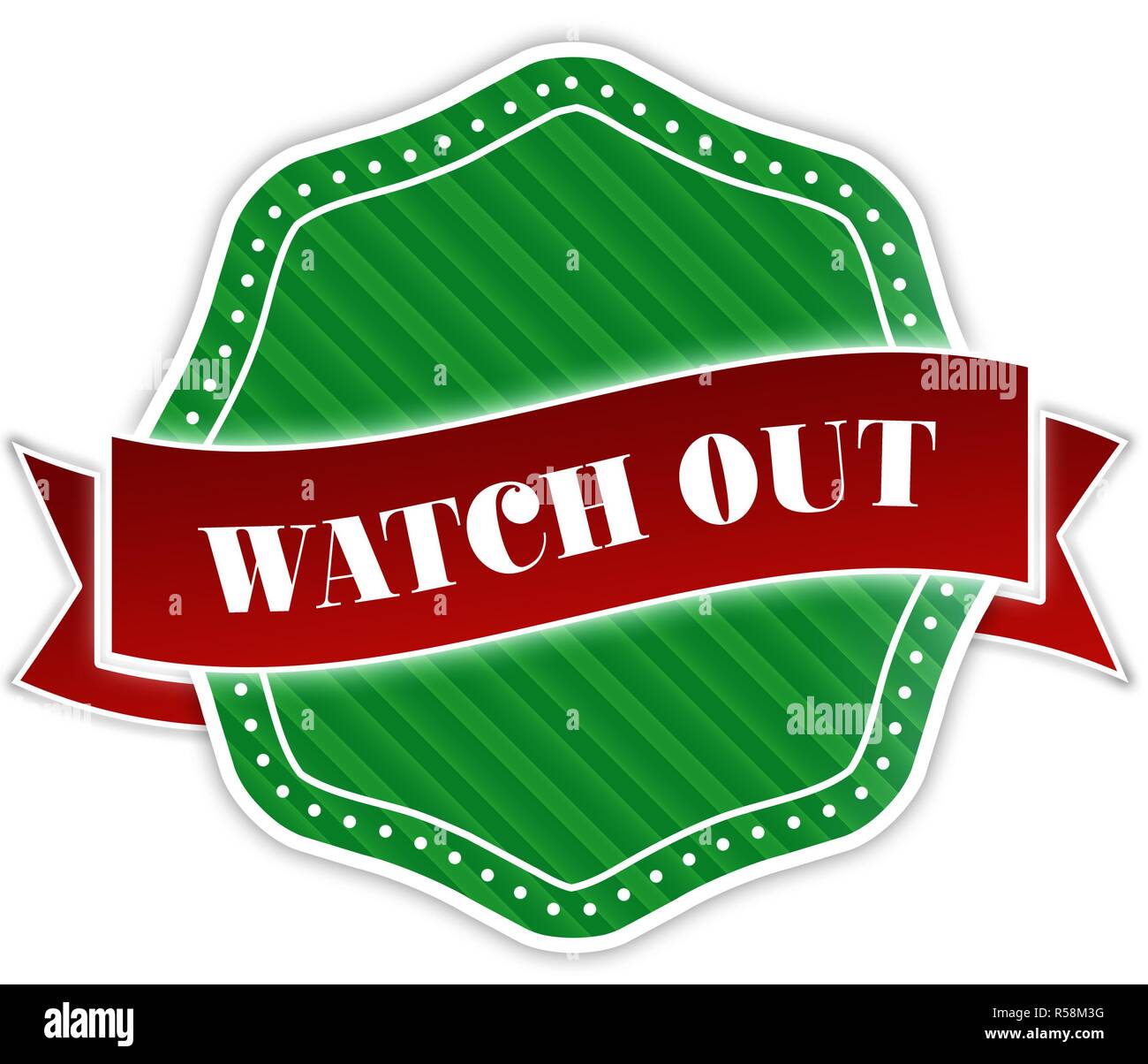 Green typography badge hi-res stock photography and images - Alamy