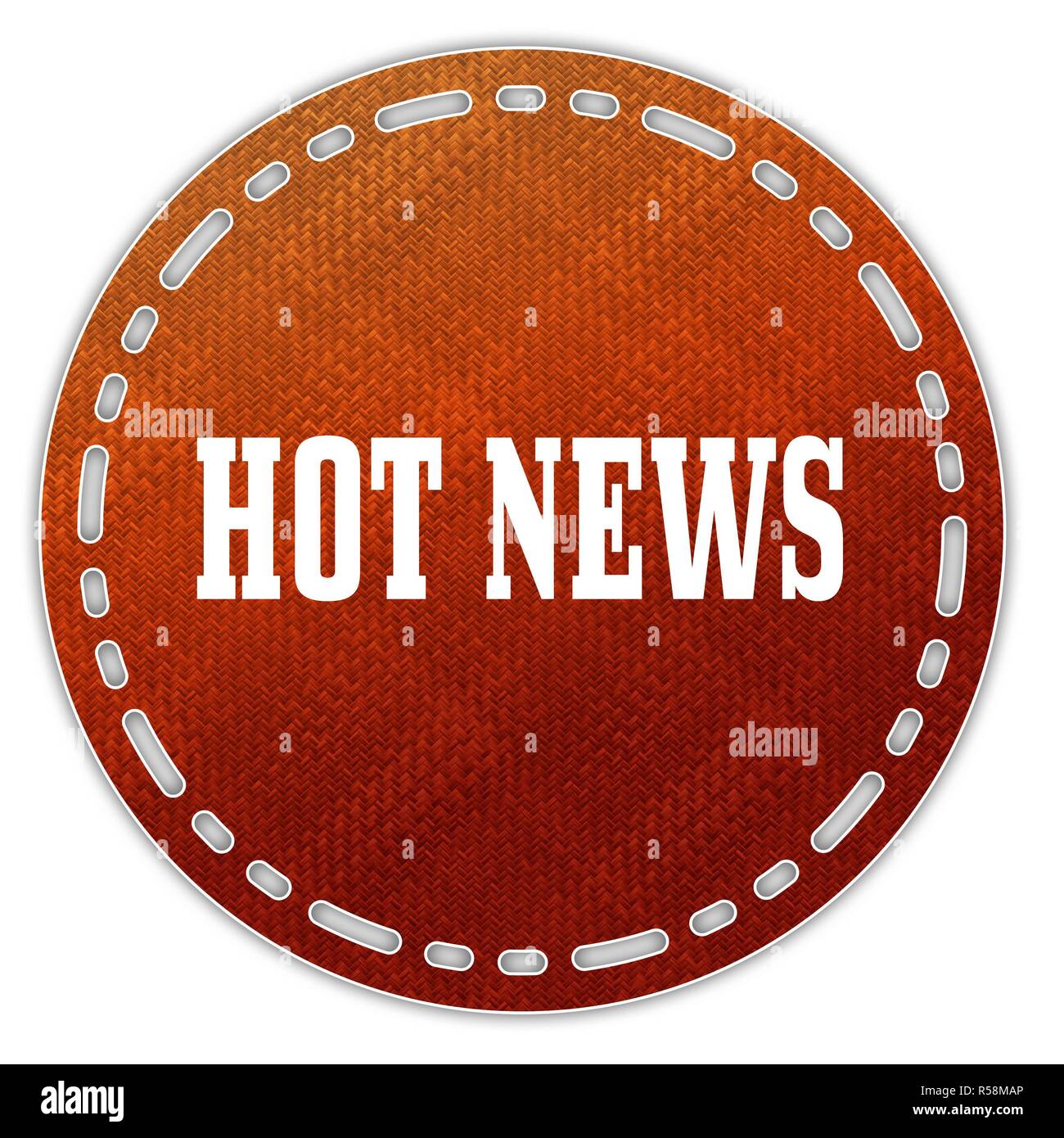 Round orange logo hi-res stock photography and images - Alamy
