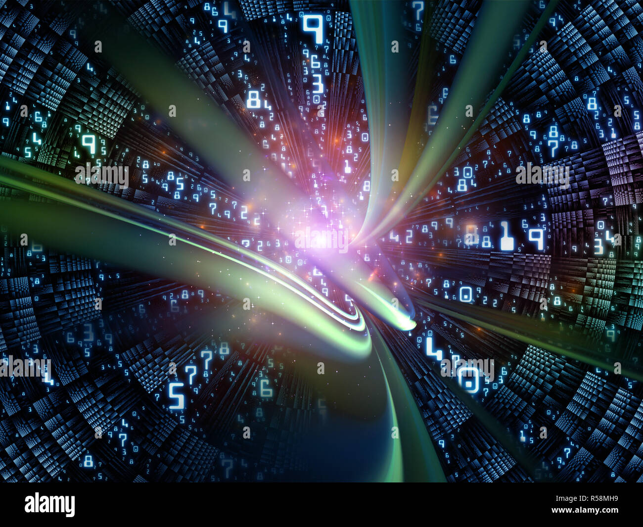 Vision of Digital World Stock Photo - Alamy