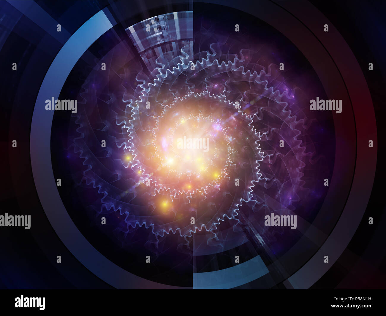 Visualization of Space Emitter Stock Photo - Alamy