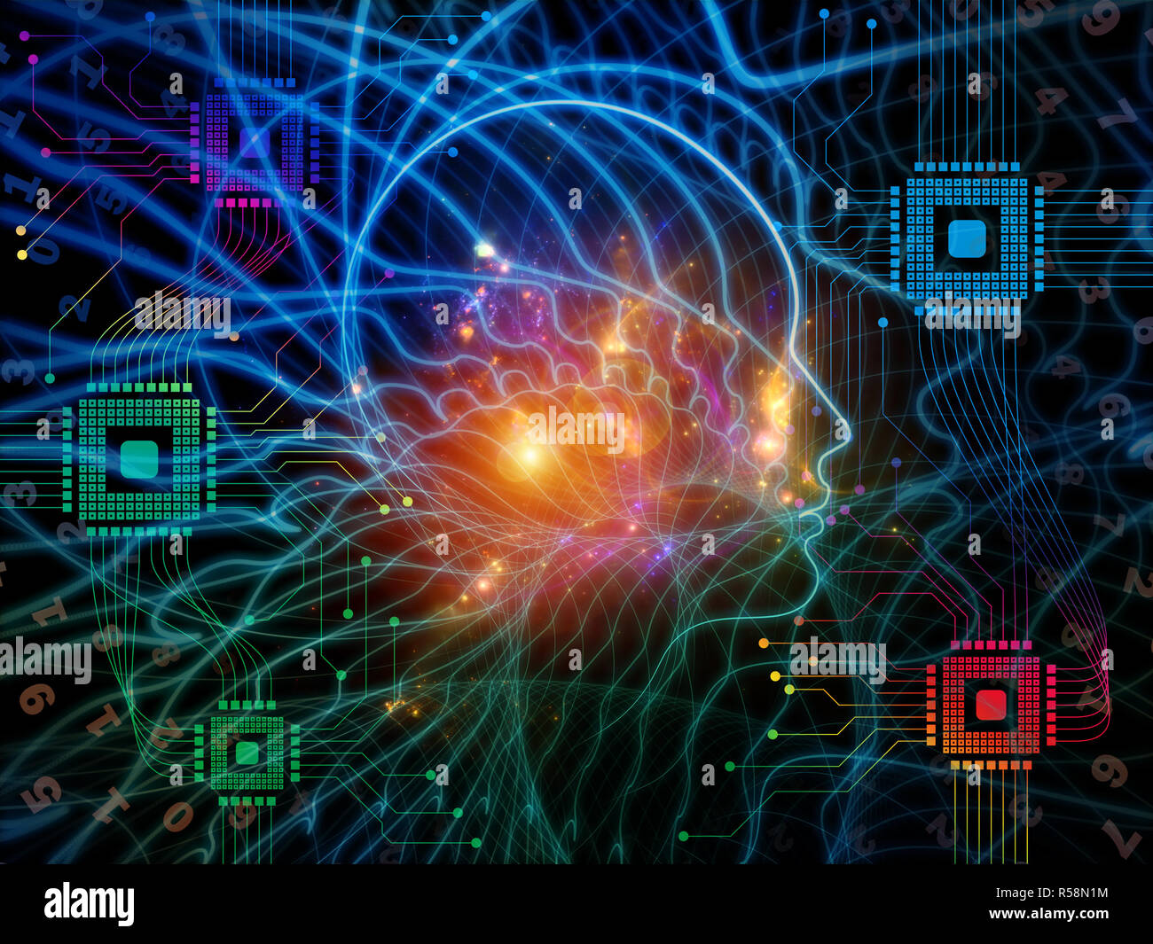 Illusions of Machine Consciousness Stock Photo - Alamy