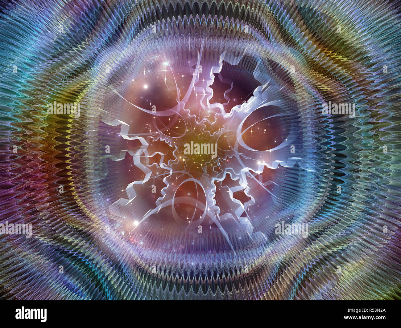 Visualization of Space Emitter Stock Photo - Alamy